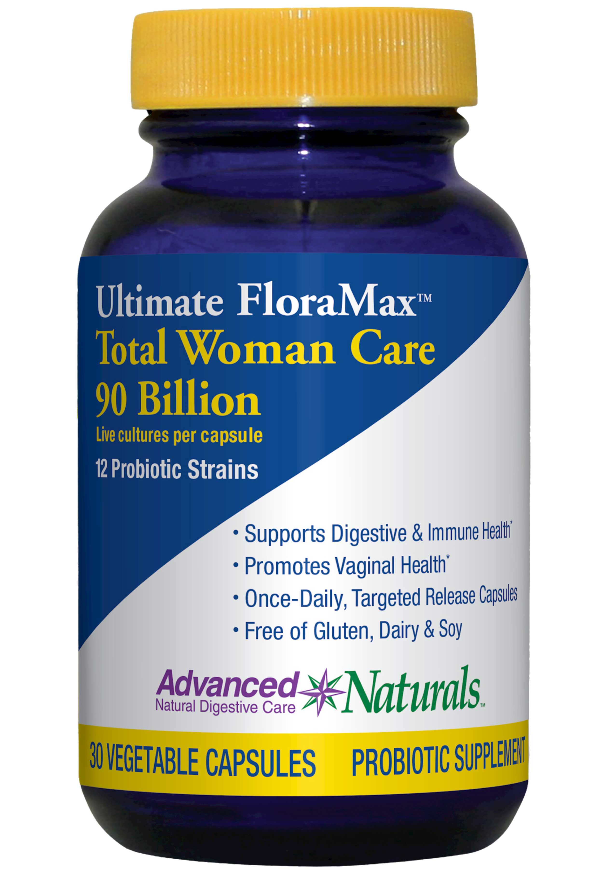 Advanced Naturals Ultimate FloraMax Total Woman Care 90 Billion