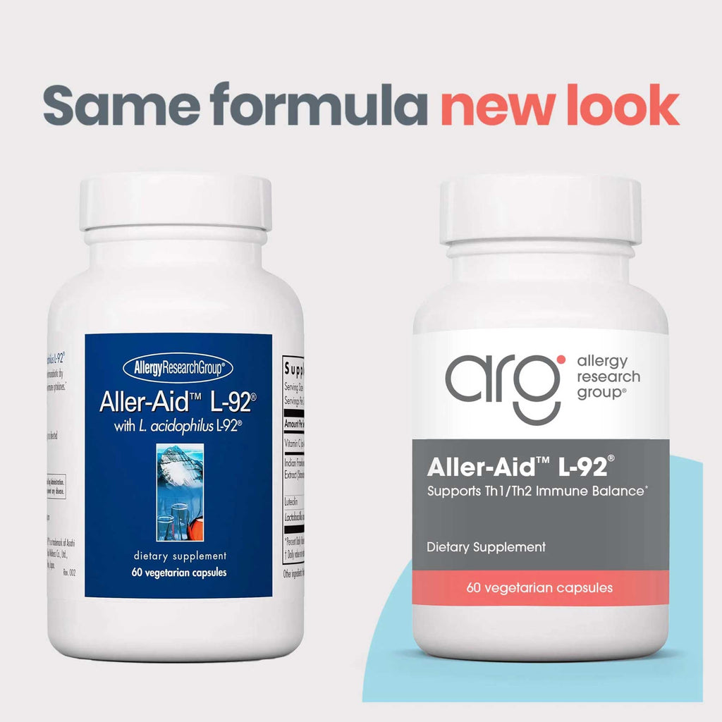 Allergy Research Group Aller-Aid L-92 New Look