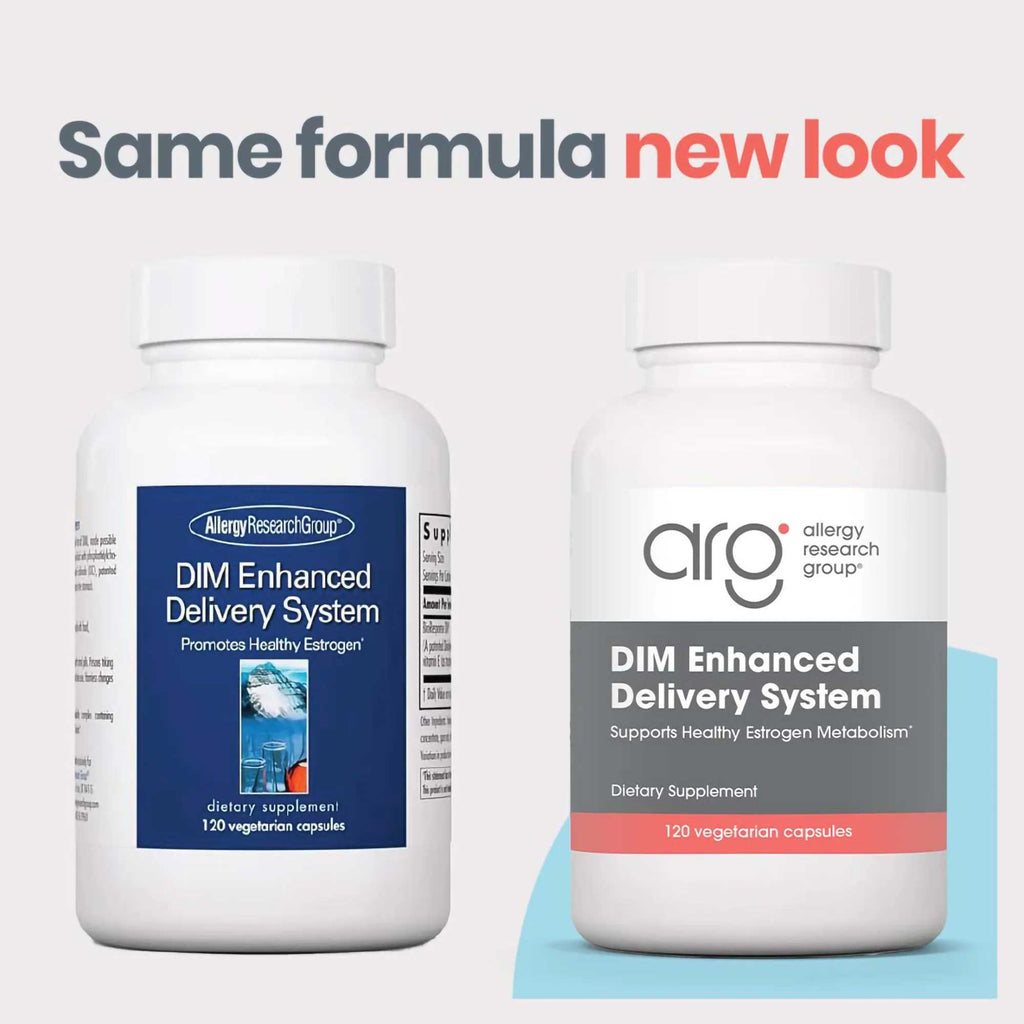 Allergy Research Group DIM Enhanced Delivery System New Look