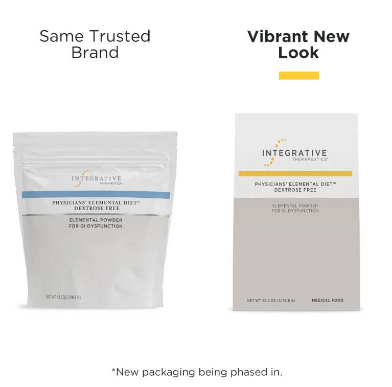 Integrative Therapeutics Physicians’ Elemental Diet Dextrose Free New Look