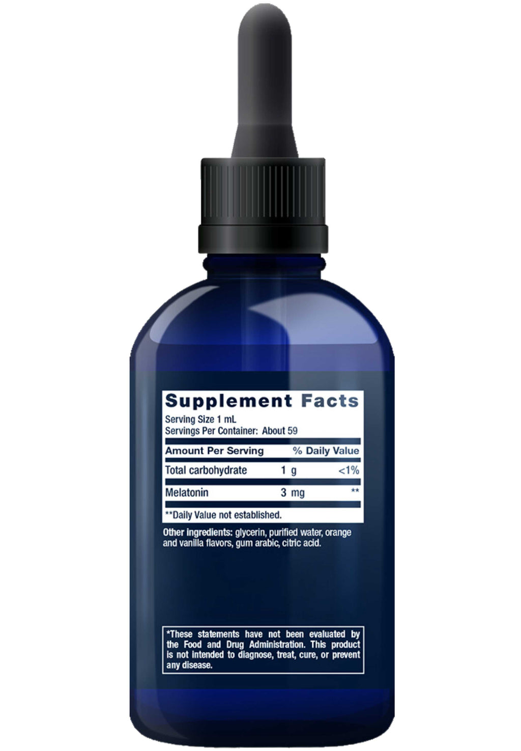Life Extension Fast-Acting Liquid Melatonin (Citrus-Vanilla Flavor ...