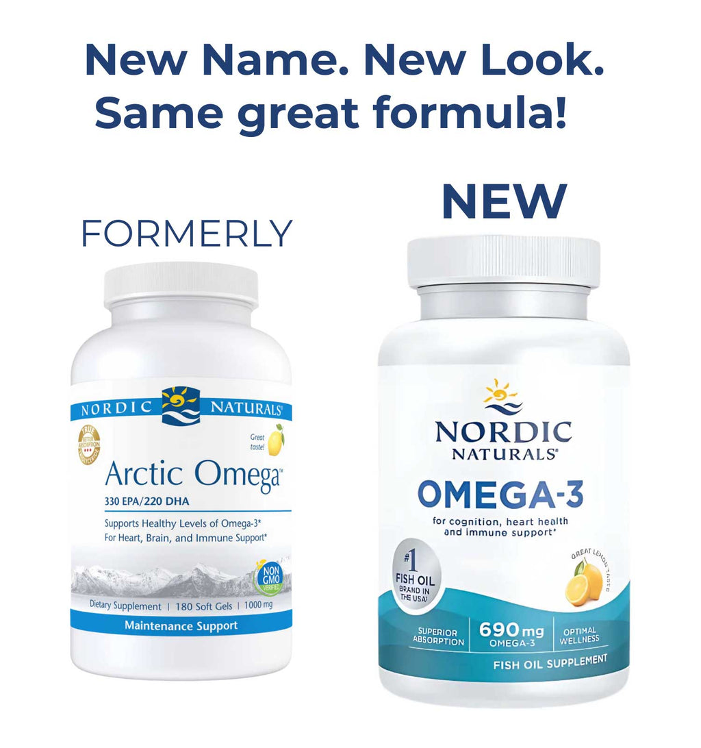 Nordic Naturals Omega-3 Softgels New Look