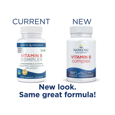 Nordic Naturals Vitamin B Complex is a blend of eight highly absorbable ...