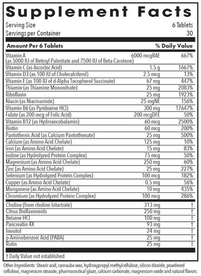 Allergy Research Group Optimox Optivite Multivitamin for Women ...