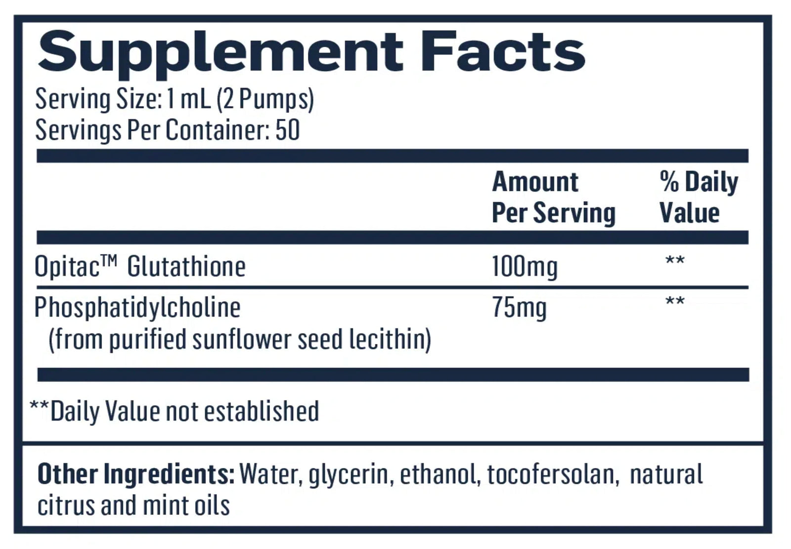 Quicksilver Scientific Liposomal Glutathione + Lemon Mint