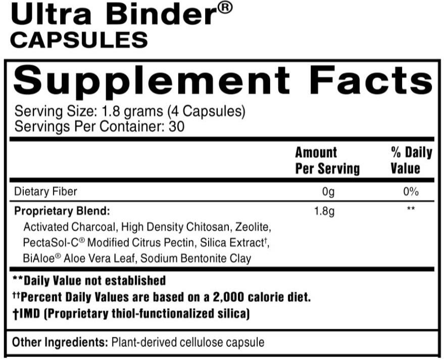 Quicksilver Scientific Ultra Binder Combo Pack Ingredients