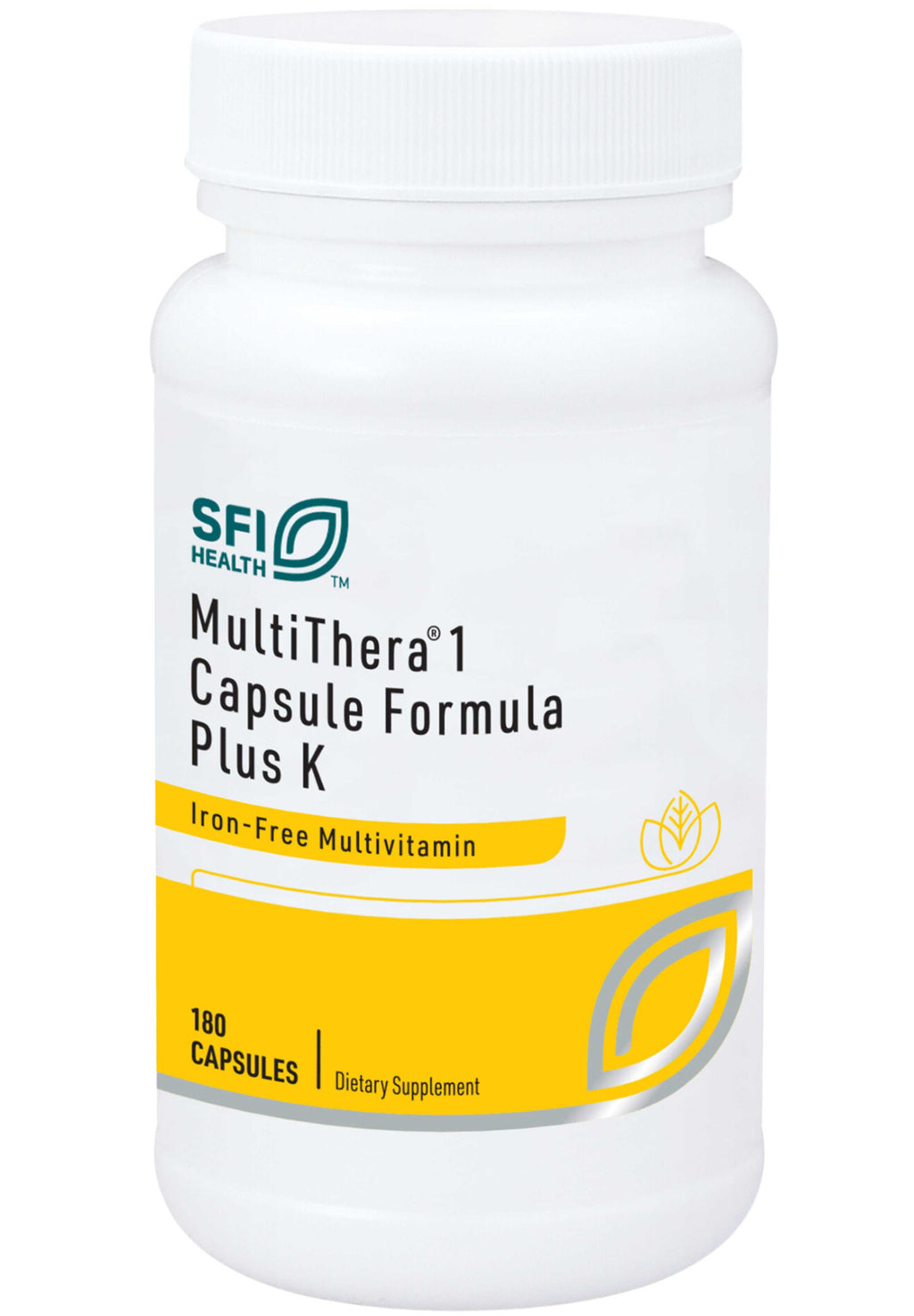 SFI HEALTH (Klaire Labs) MultiThera 1 Capsule Formula Plus K