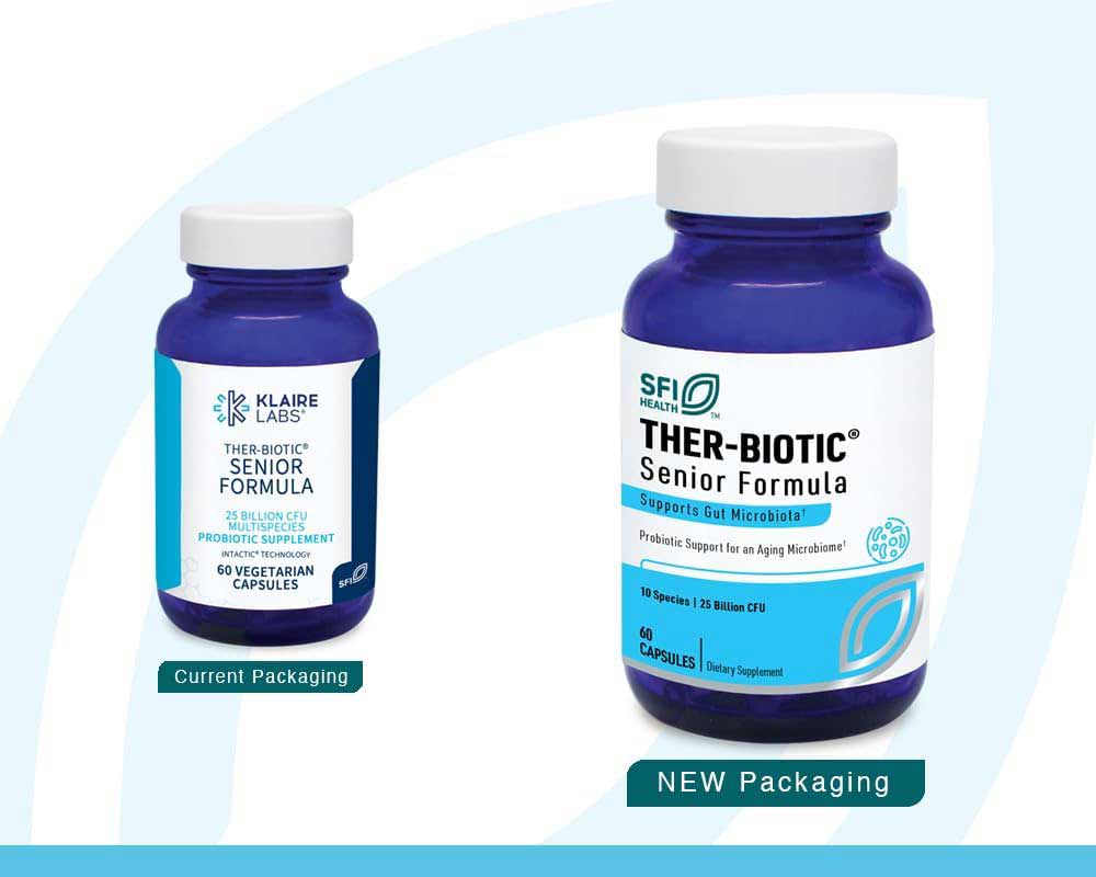 SFI HEALTH (Klaire Labs) Ther-Biotic Senior Formula New Look