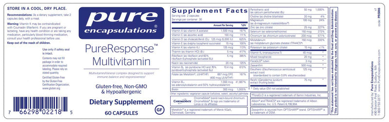 Pure Encapsulations PureResponse Multivitamin