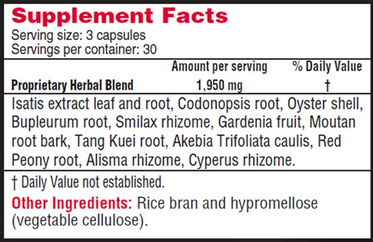 Health Concerns Isatis Cooling Ingredients