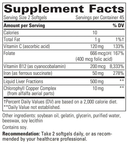 Integrative Therapeutics Iron Complex
