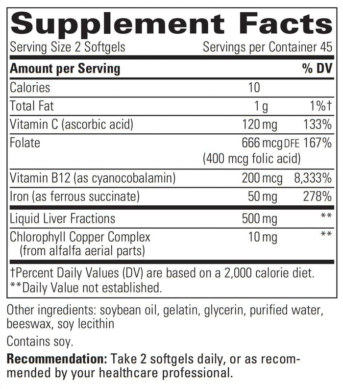 Integrative Therapeutics Iron Complex