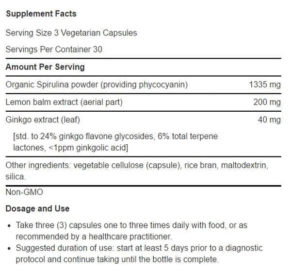 Life Extension X-R Shield Ingredients