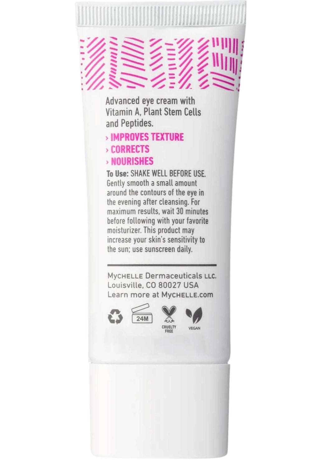 MyChelle Dermaceuticals Remarkable Retinal™ Eye Cream Ingredients