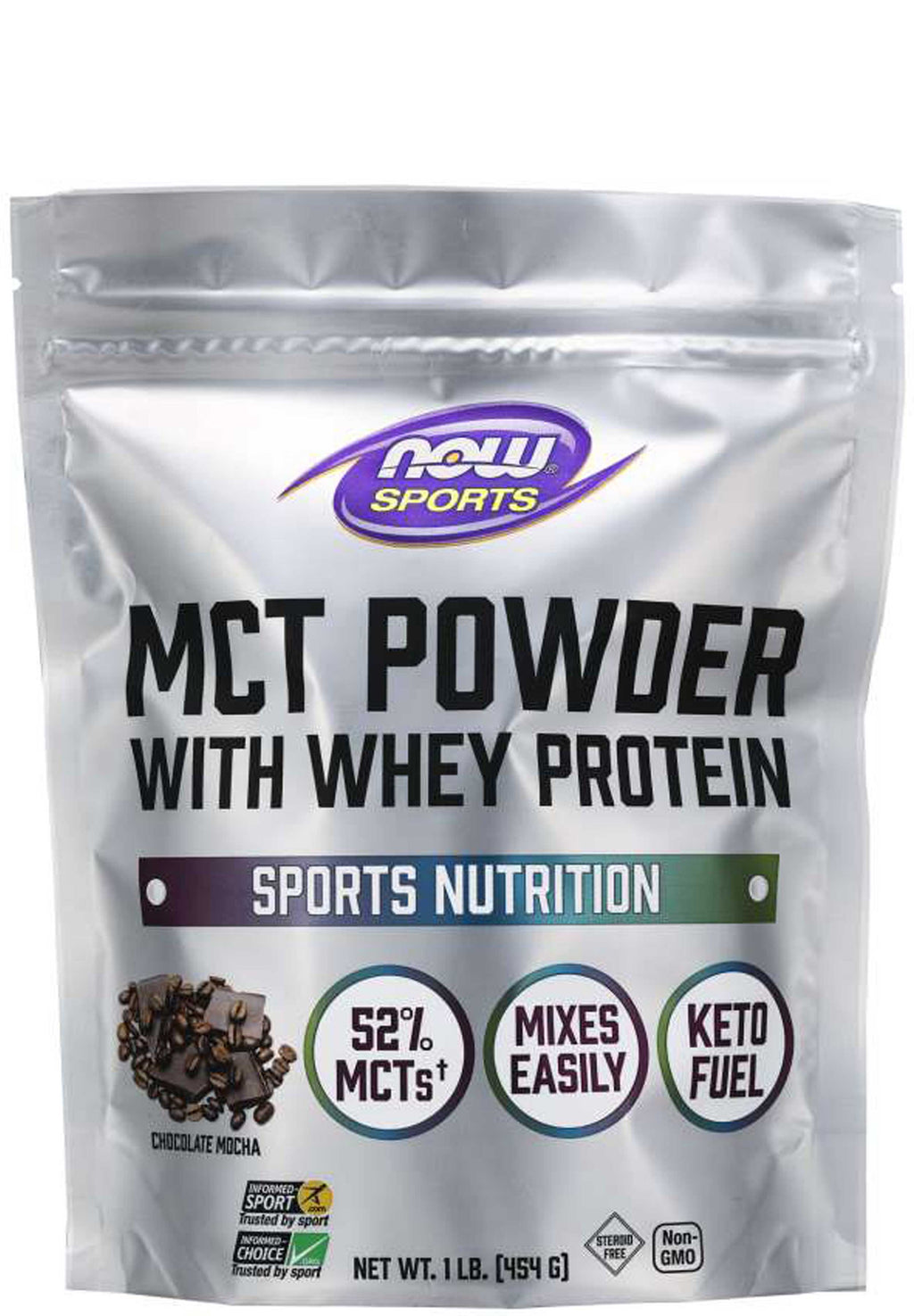 NOW Sports MCT Powder With Whey Protein