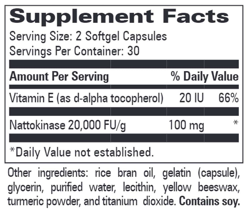 Progressive Laboratories Nattokinase with Vitamin E