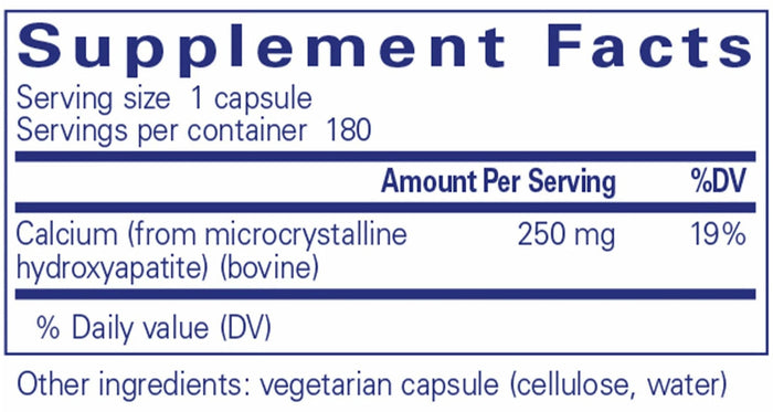 Pure Encapsulations Calcium (MCHA)