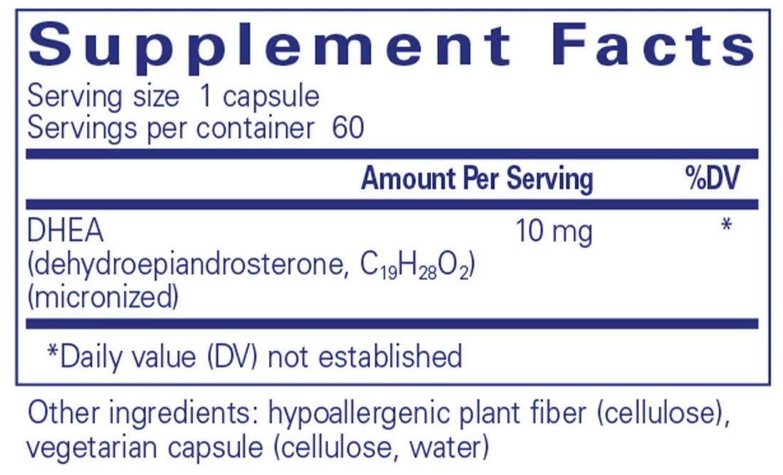 Pure Encapsulations DHEA 10 mg