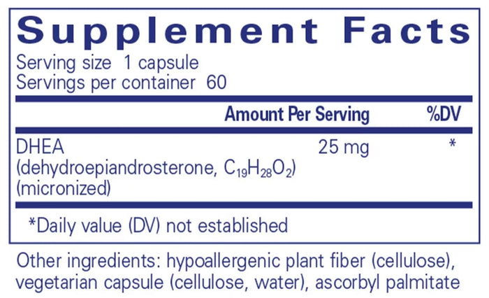 Pure Encapsulations DHEA 25 mg
