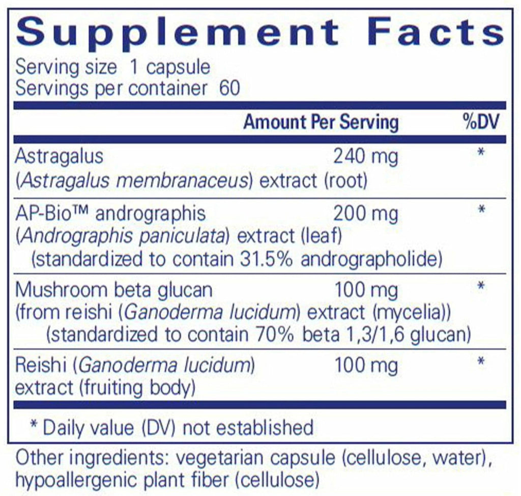 Pure Encapsulations Innate Immune Support Ingredients