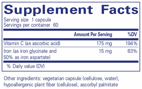 Pure Encapsulations Iron-C